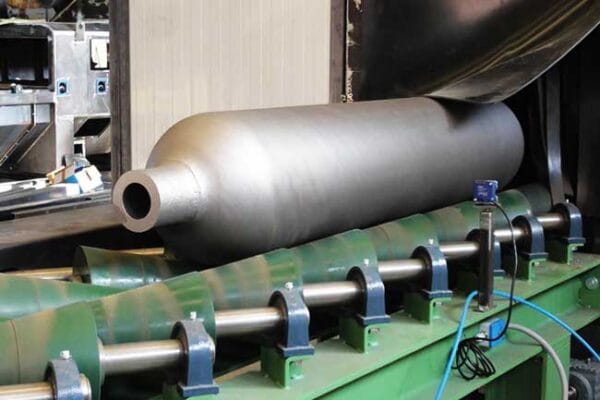 Skew Roll Shot Blasting Machine for Cylinders, bars, pipes