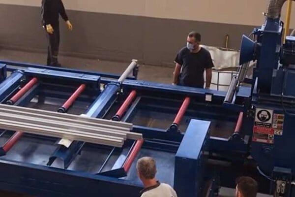 Aluminum Profile Shot Blasting Machines - BlastKing Since 1982